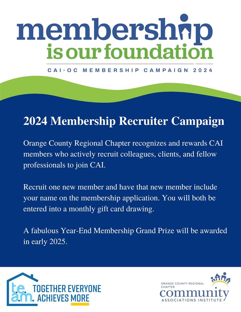 Membership Campaign | Orange County Regional Chapter of Community ...